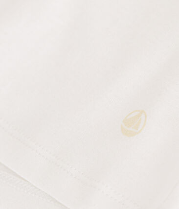 Women's Iconic Cocotte Stitch Cotton T-Shirt ECUME | Petit Bateau