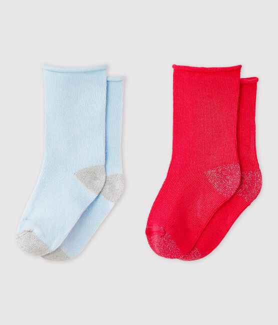 Baby Girls' Plain Socks - 2-Pack variante 1 | Petit Bateau