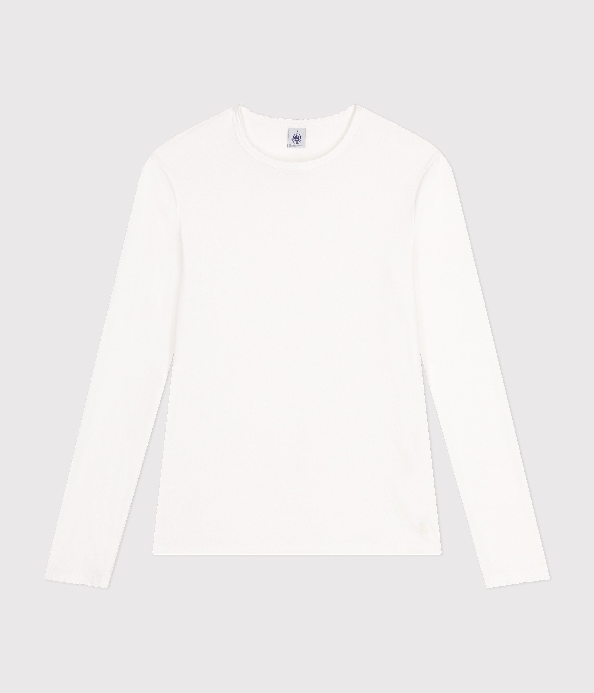 Women's Iconic Cocotte Stitch Cotton T-Shirt ECUME A0B6E01 | Petit Bateau